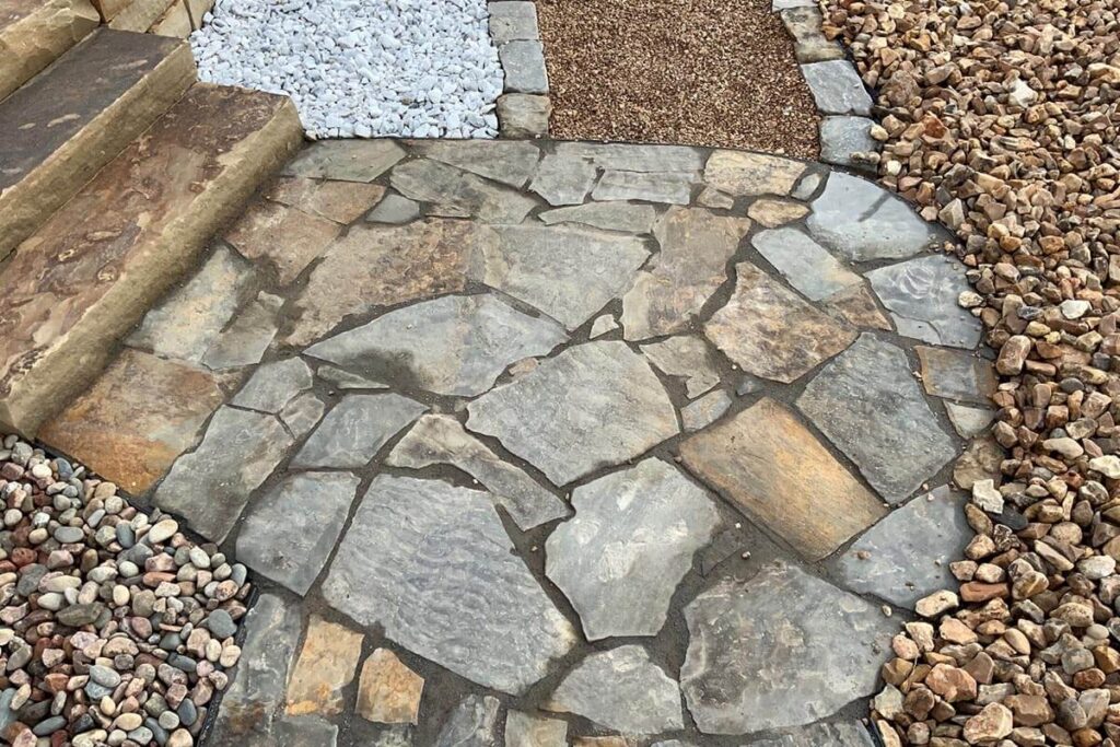 Flagstone Patio | Pavers, Treads & Slabs | Newton & Wichita KS